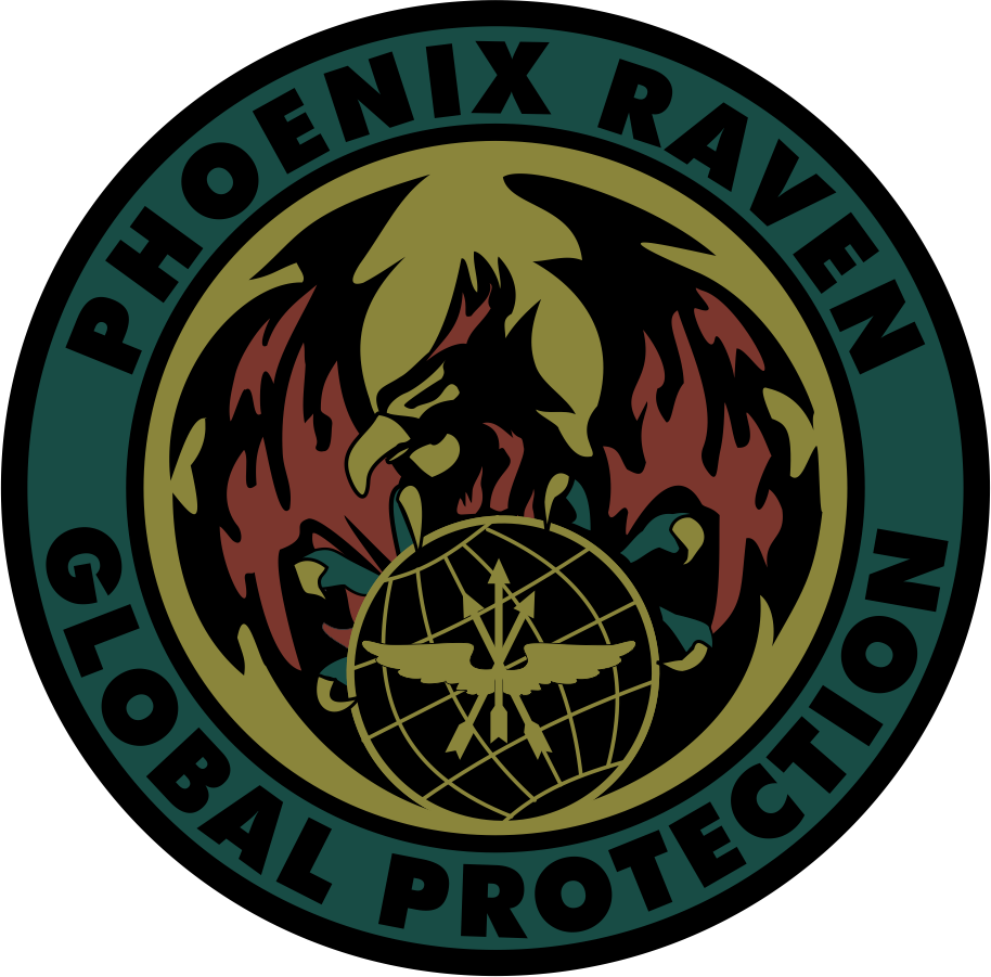 Phoenix Raven Global Protection Subdued Green Patch 3" with Velcro